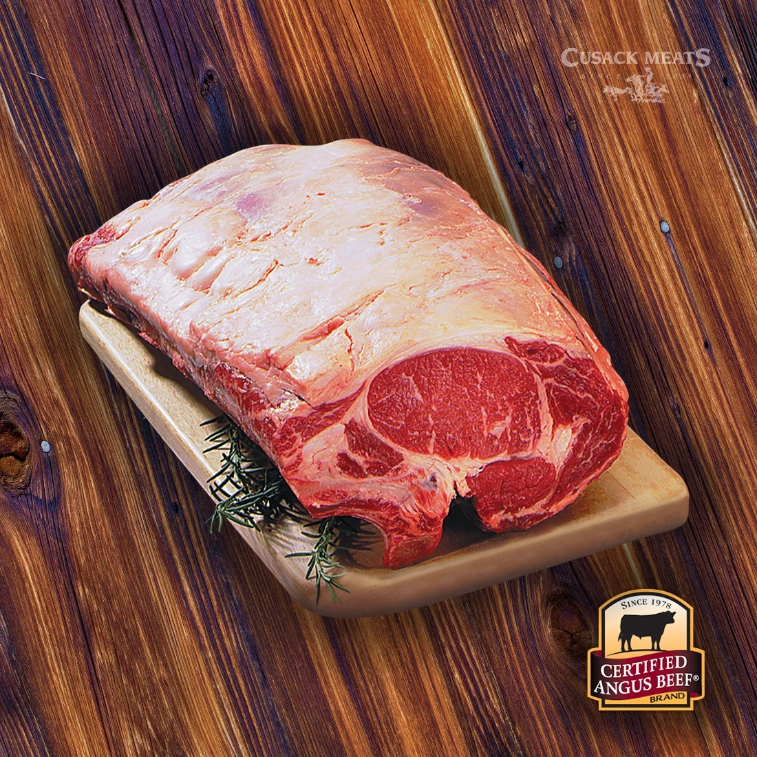 CAB® Ready to Cook Bone-In Prime Rib Roast (Whole/Half) – Cusack Meats